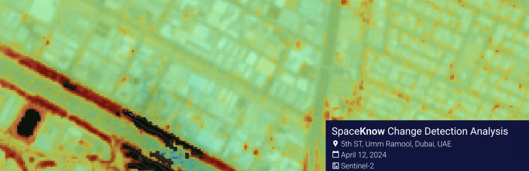 Dubai Flooding 2024 via Satellite Imagery - SpaceKnowSpaceKnow