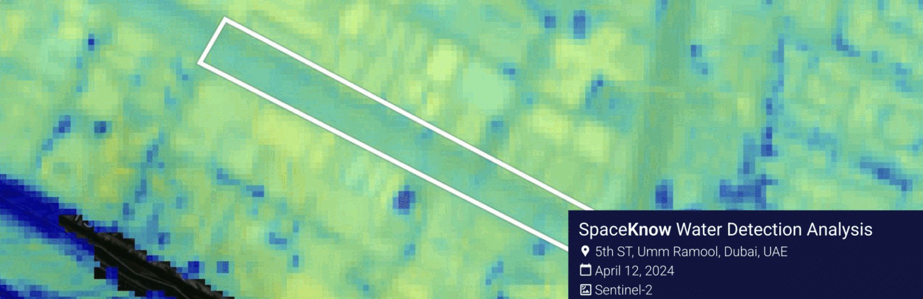 Dubai Flooding 2024 via Satellite Imagery - SpaceKnowSpaceKnow
